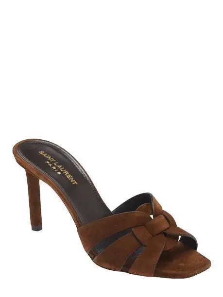 Saint Laurent Tribute Slide Sandal - Land