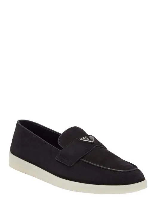Prada Moc Toe Loafer - Nero
