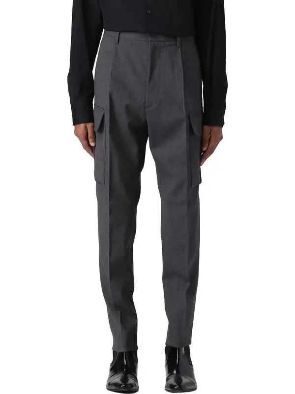 Dsquared2 Stretch Wool Cargo Pants - Grey