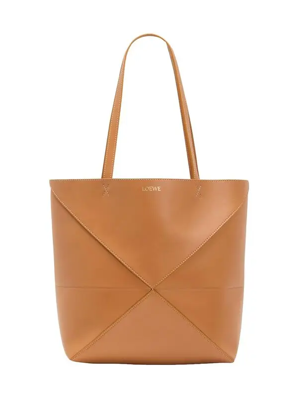 Loewe Puzzle Fold Medium Tote Bag - Warm Desert