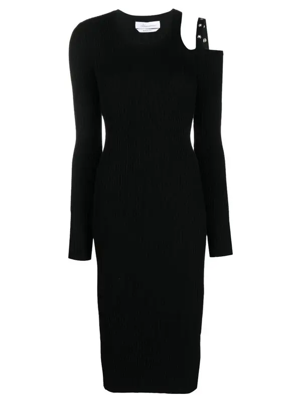 Blumarine One-shoulder Dress - Black