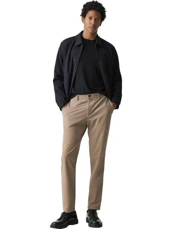 Theory Zaine Pant In Precision Ponte - Feather