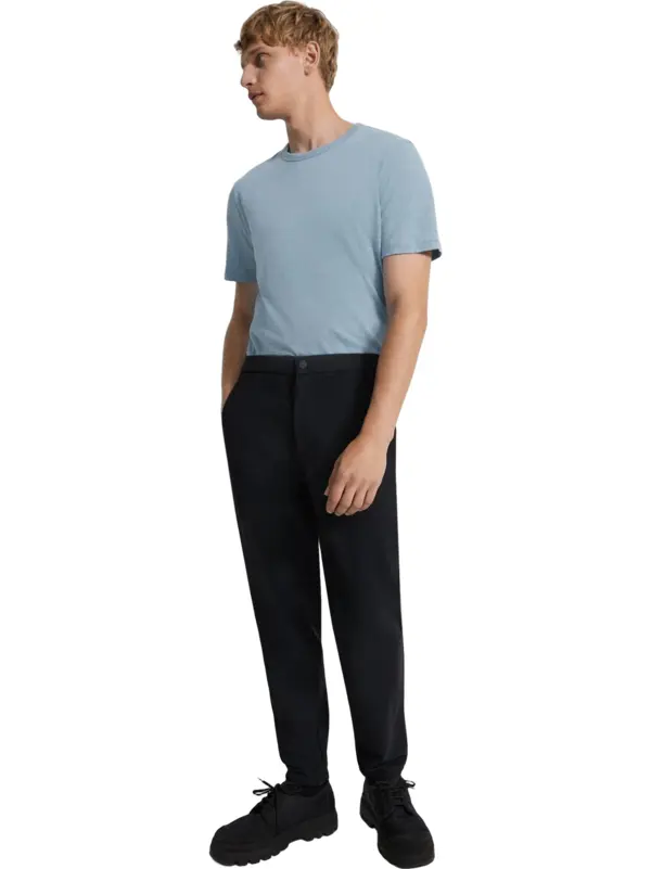 Theory Terrance Jogger In Precision Ponte - Black