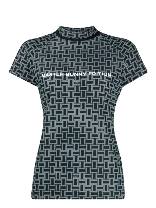 MASTER BUNNY EDITION Logo-print Short-sleeve Top - Green