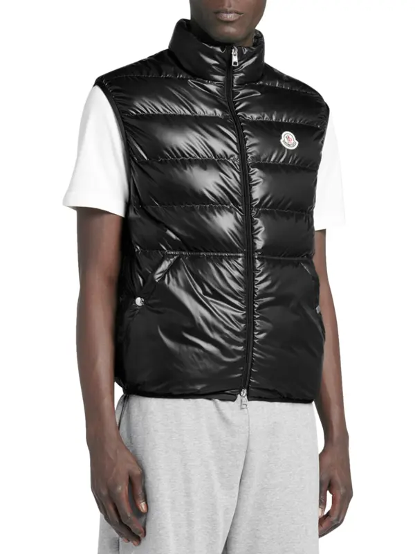 Moncler Aube Down Filled Nylon Vest - Black