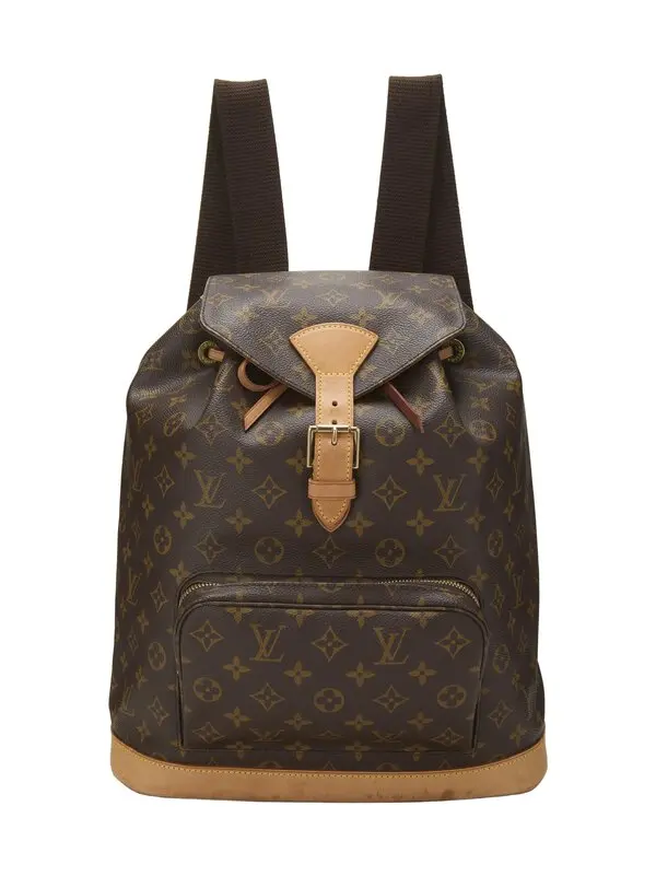 LOUIS VUITTON Monogram Canvas Montsouris Gm - Brown