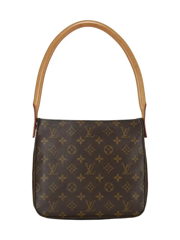 LOUIS VUITTON Monogram Canvas Looping Mm - Brown