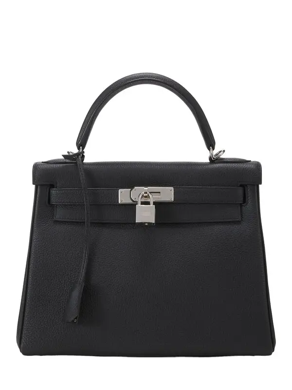 Hermès Togo Kelly Retourne 28 - Black