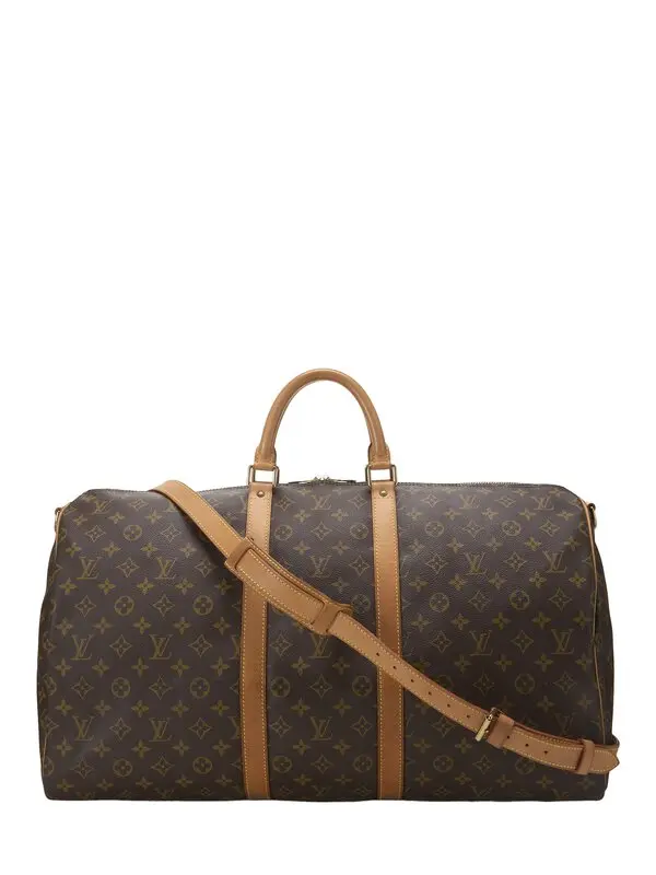 LOUIS VUITTON Keepall Bandouliere 55 - Brown