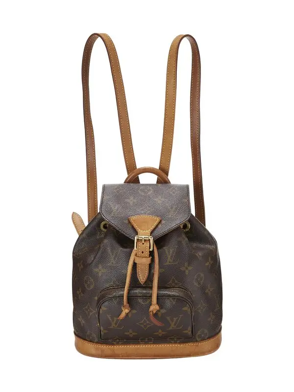 LOUIS VUITTON Monogram Canvas Montsouris Pm - Brown