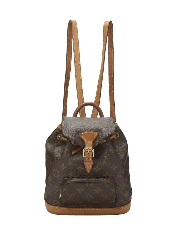 LOUIS VUITTON Monogram Canvas Montsouris Pm - Brown