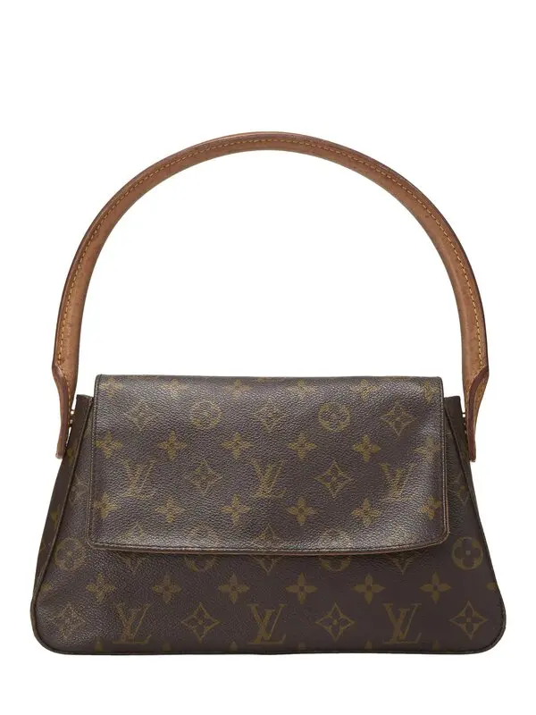 LOUIS VUITTON Monogram Looping Pm - Brown