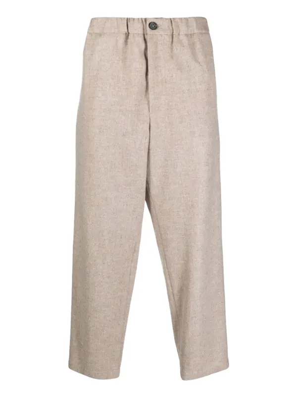 JIL SANDER Straight-leg Trousers - Neutrals