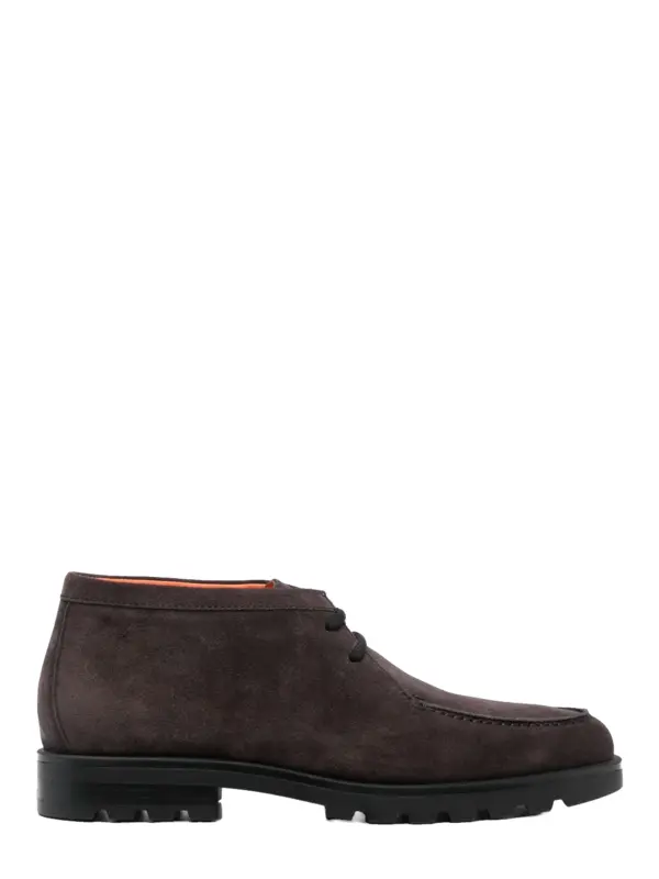 Santoni Rock Lace-up Boots - Grey