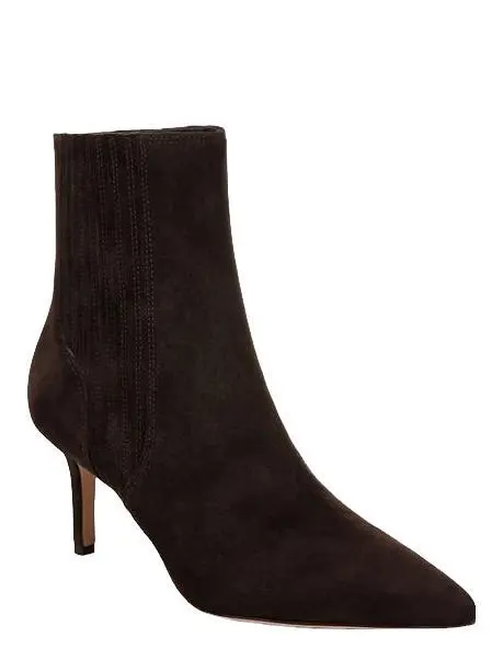 Veronica Beard Lisa 70mm Pointed Toe Bootie - Espresso
