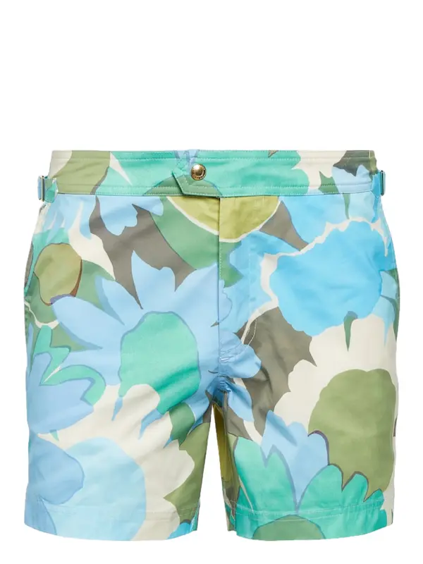 TOM FORD Floral Swim Trunks - Multicoloured