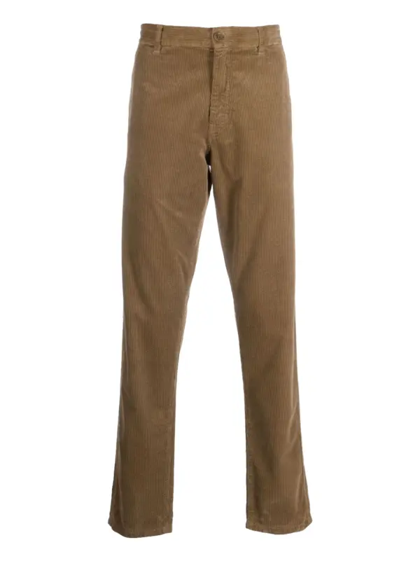 Aspesi Mid-rise Corduroy Trousers - Brown