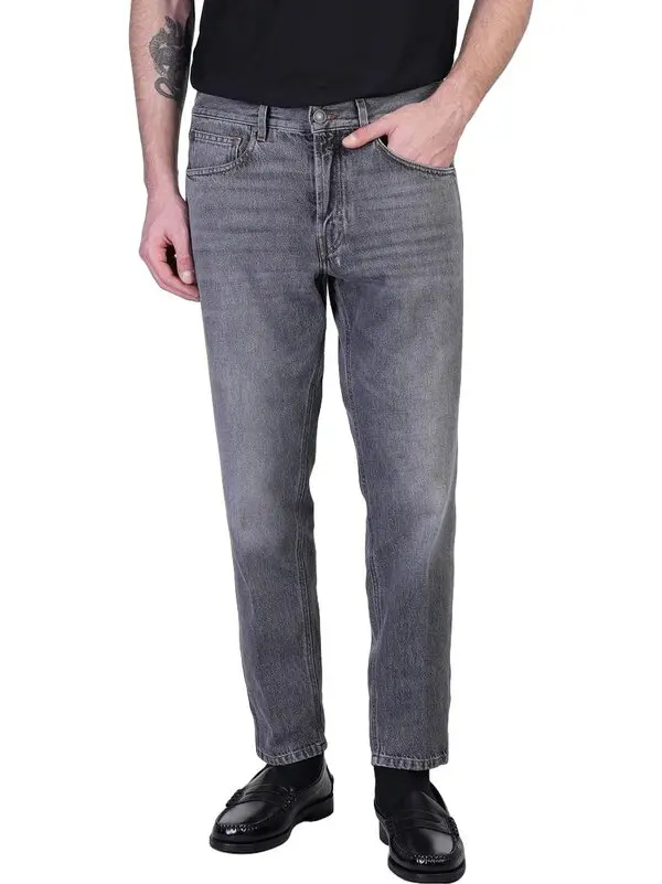 LARDINI Straight Fit Jeans - Black