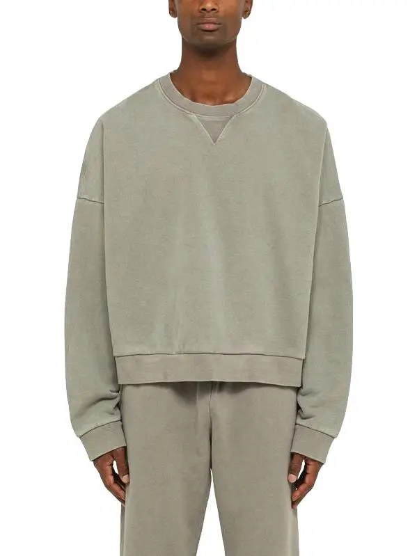ENTIRE STUDIOS Organic Cotton Crewneck Sweatshirt - Grey