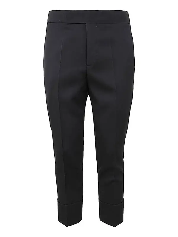 SAPIO Wool Trousers - Black