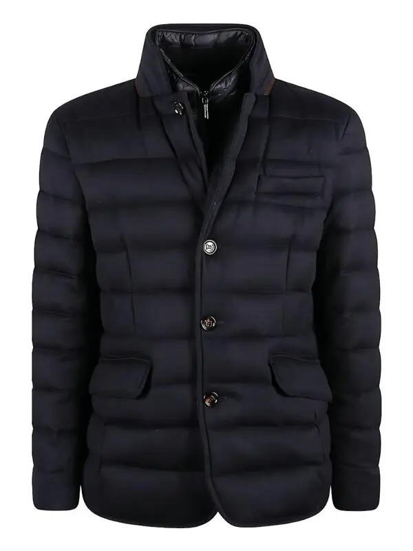 MOORER Jacket - Blu Grey