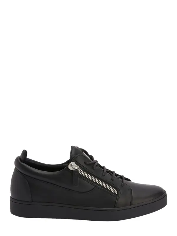 GIUSEPPE ZANOTTI Frankie Leather Sneakers - Black
