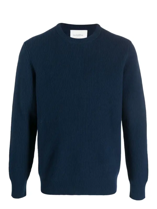 BALLANTYNE Crew-neck Wool Jumper - Blue