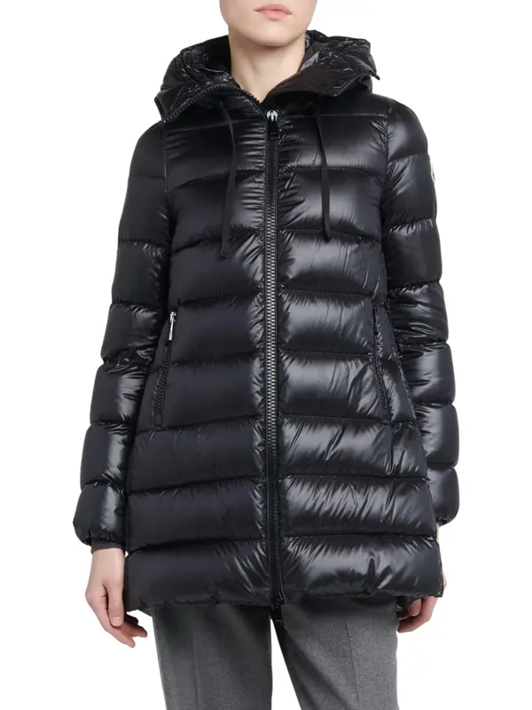 Moncler Suyen Hooded Parka - Black