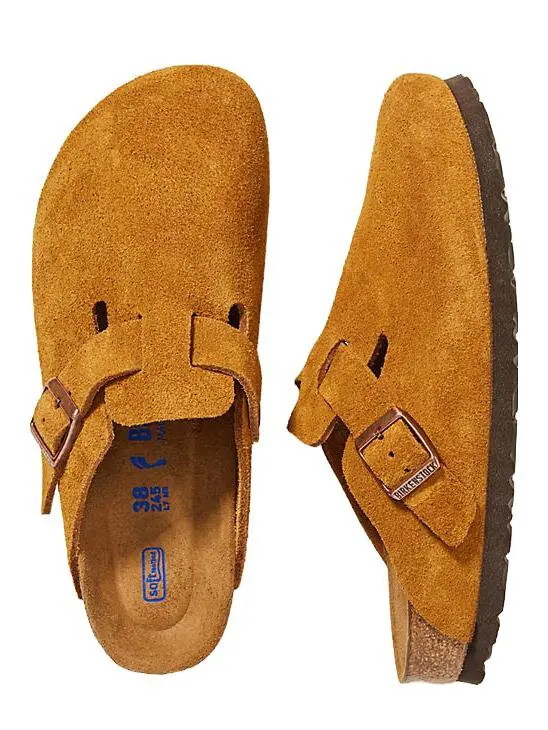 BIRKENSTOCK Boston Soft Footbed Clogs - Mink