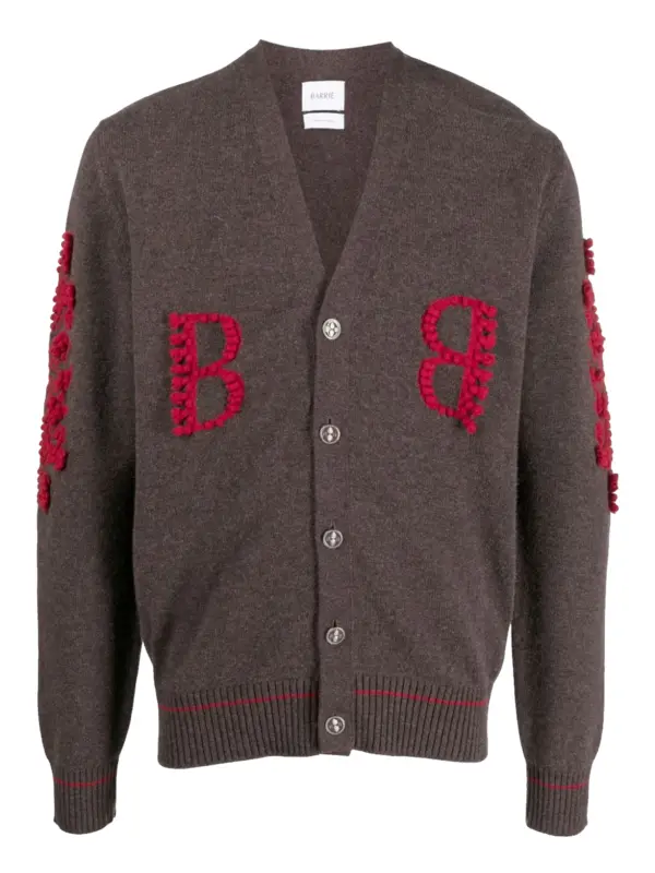 BARRIE 3d-knit Cashmere Cardigan - Brown