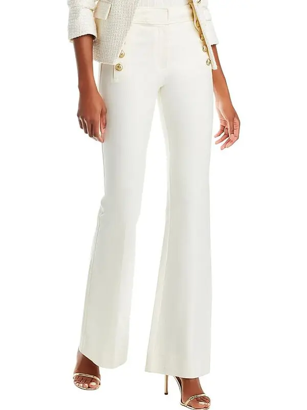 Derek Lam 10 Crosby Robertson Flare Hem Pants - White