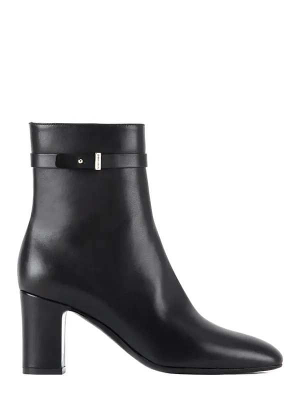 Giorgio Armani Nappa Leather Ankle Boots - Black