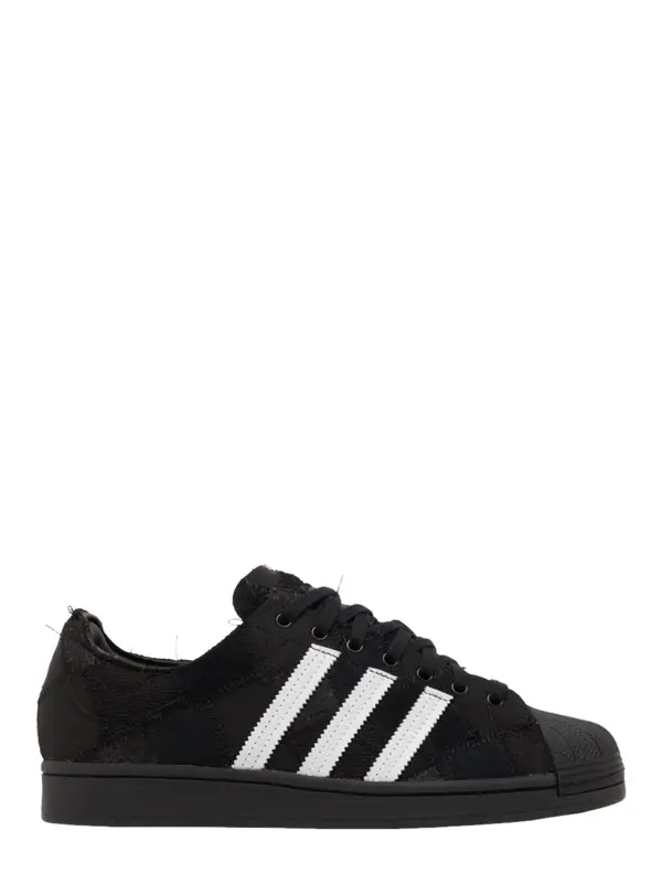 Adidas Atmos X Recouture Superstar Patchwork Sneakers - Black