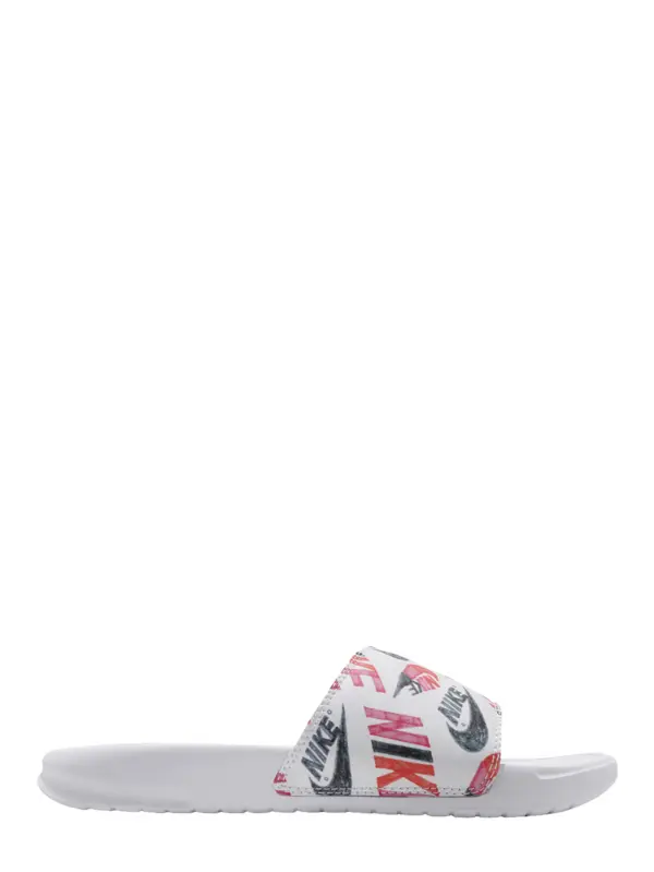 Nike Wmns Benassi Jdi Print Floral Slides - White