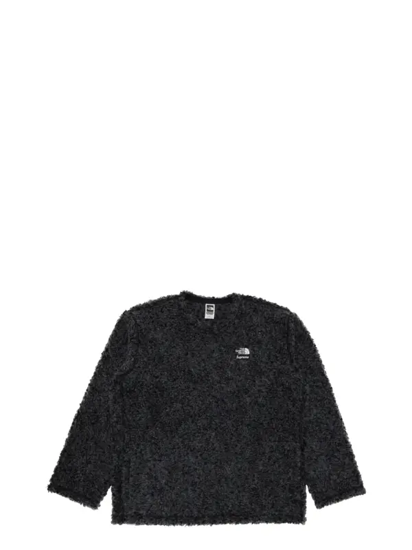 Supreme X The North Face High Pile Fleece Long-sleeve Top - Black