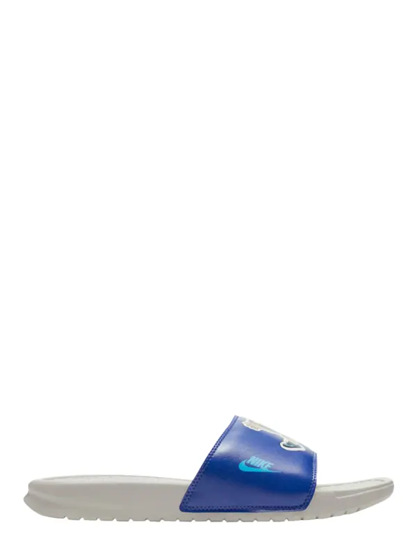 Nike Benassi Jdi Print Slides - White