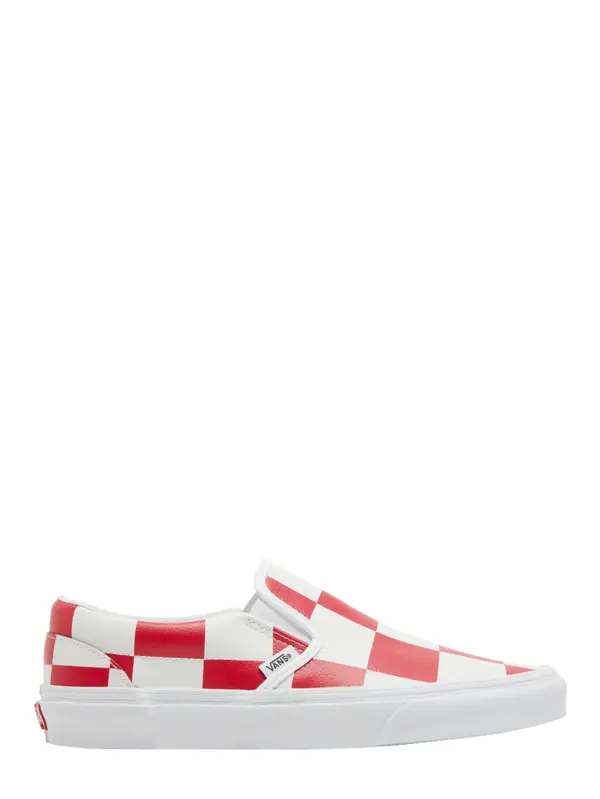 VANS Classic Leather Checkered Slip-on - White