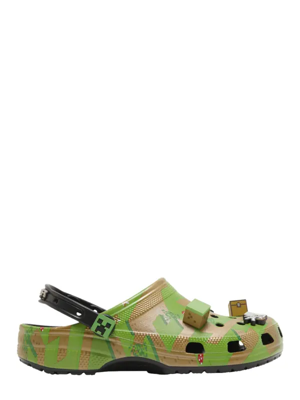CROCS Minecraft X Classic Clog 'grass Block - Green