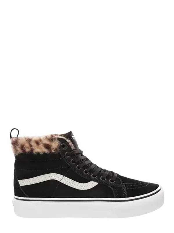 VANS Sk8-hi Platform Mte Leopard Fur Sneakers - Black