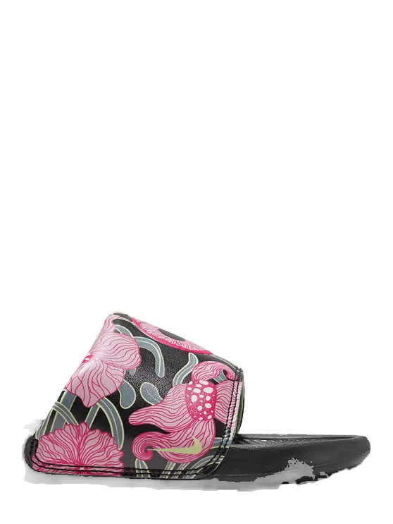 Nike Naomi Osaka X Victori One Slide Japanese Cherry Blossoms - Black