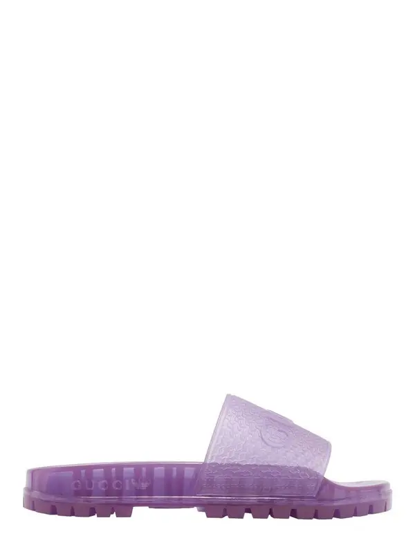Adidas X Gucci Adilette Slide Sandal - Purple