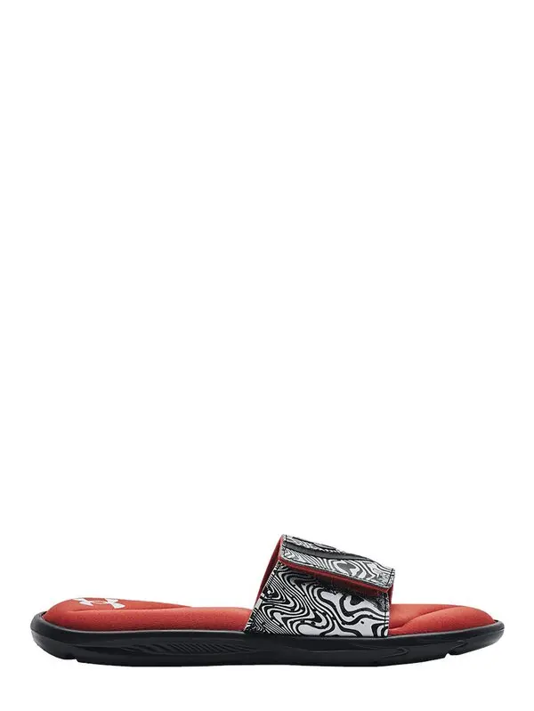 Under Armour Ignite 6 Graphic Strap Slide - Black