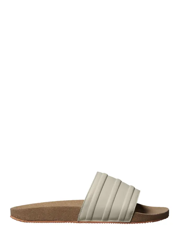 Adidas Adilette Premium Slides 'cork Pack Aluminium - Cream