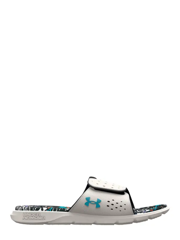 Under Armour Ignite Graphic Footbed Slide - Grey
