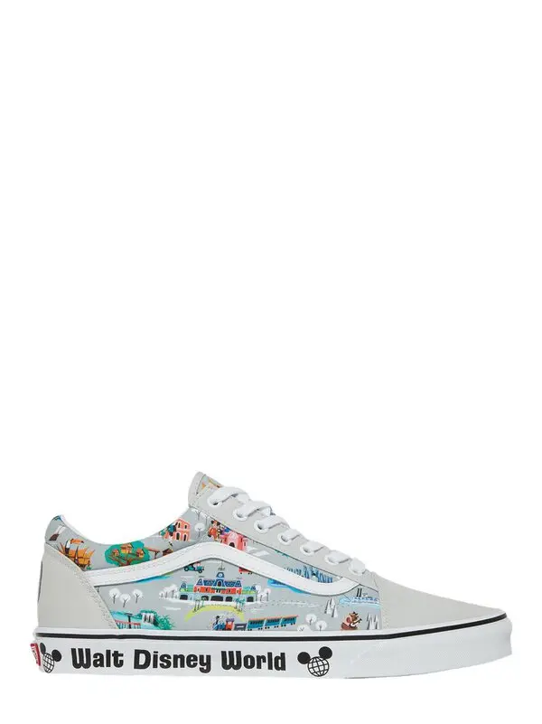 VANS Disney X Old Skool '50th Anniversary Disney Park Map' Sneakers - Grey