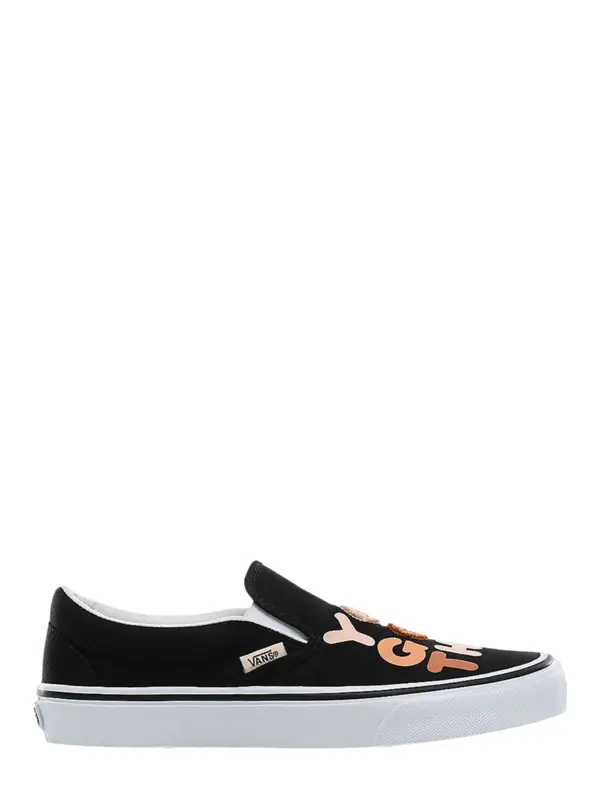 VANS Classic Slip-on Breast Cancer Awareness Sneakers - Black