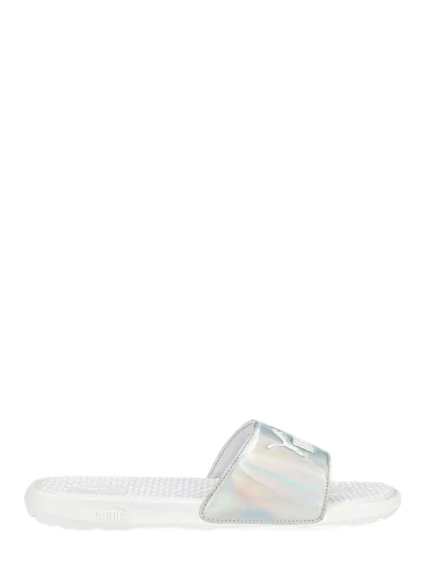 PUMA Cool Cat Distressed Slide - Silver