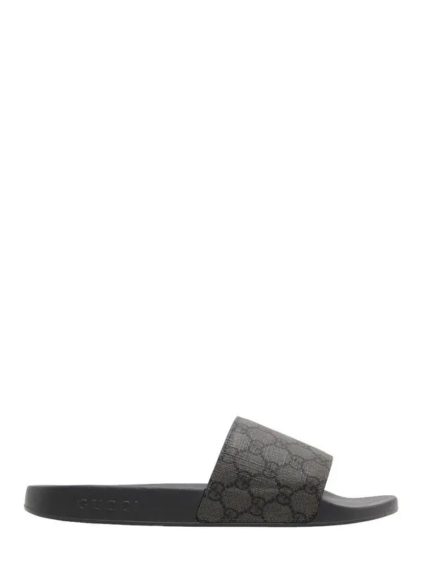 Gucci Monogram Slide - Grey