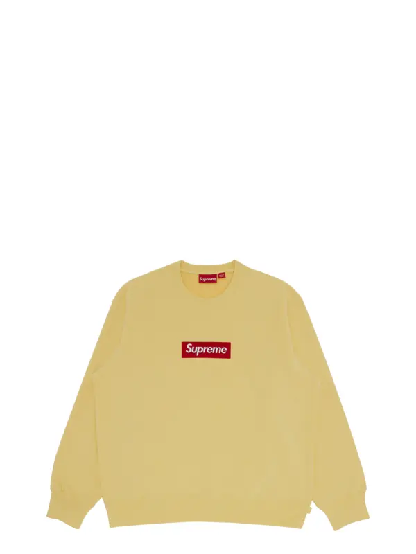 Supreme Box Logo Crewneck - Yellow