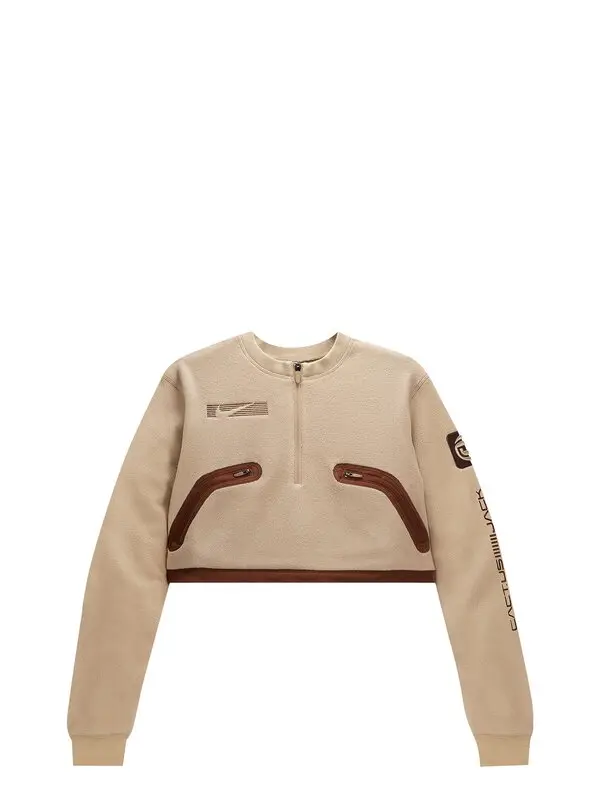 CACTUS JACK BY TRAVIS SCOTT X Nike Nrg Bh Po Crew - Tan